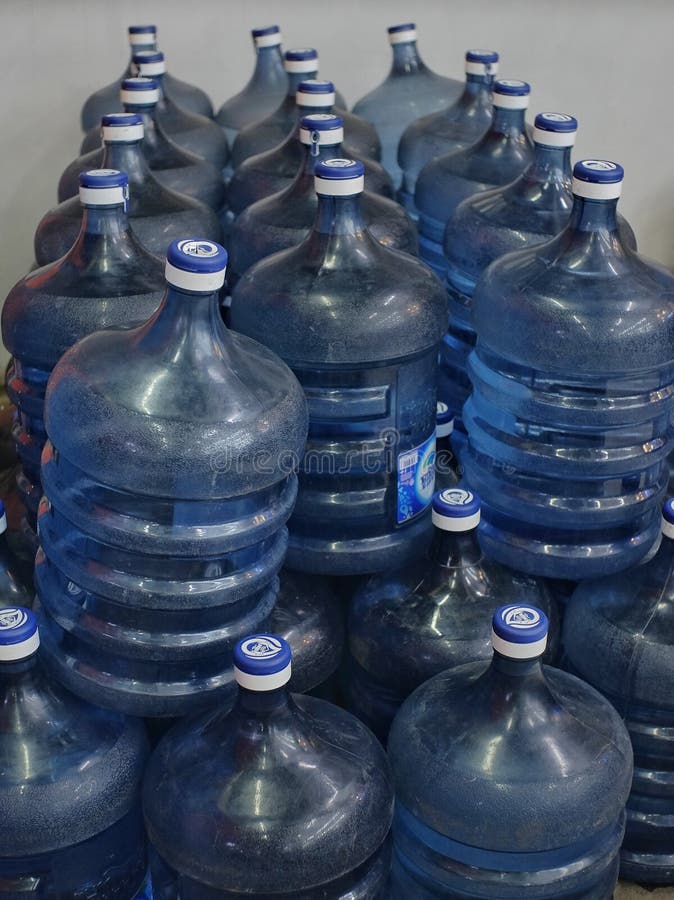 Commodities Of Drinking Minerals In Gallon Packaging Editorial Stock ...