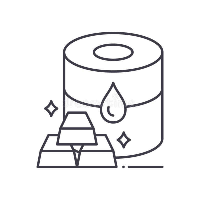 Commodities icon set stock vector. Illustration of finance - 230640363