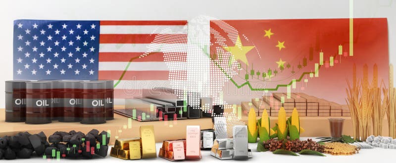 Commodities Trade between US and China Import and Export Competition ...