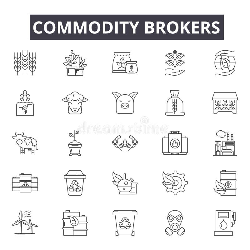Commodity Line Icon, Outline Symbol, Vector Illustration, Concept Sign Stock Vector ...