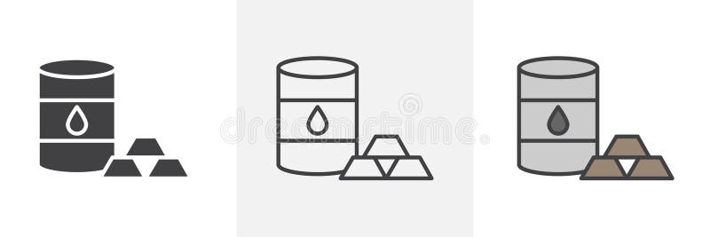 Commodity icon vector stock vector. Illustration of economy - 348468020