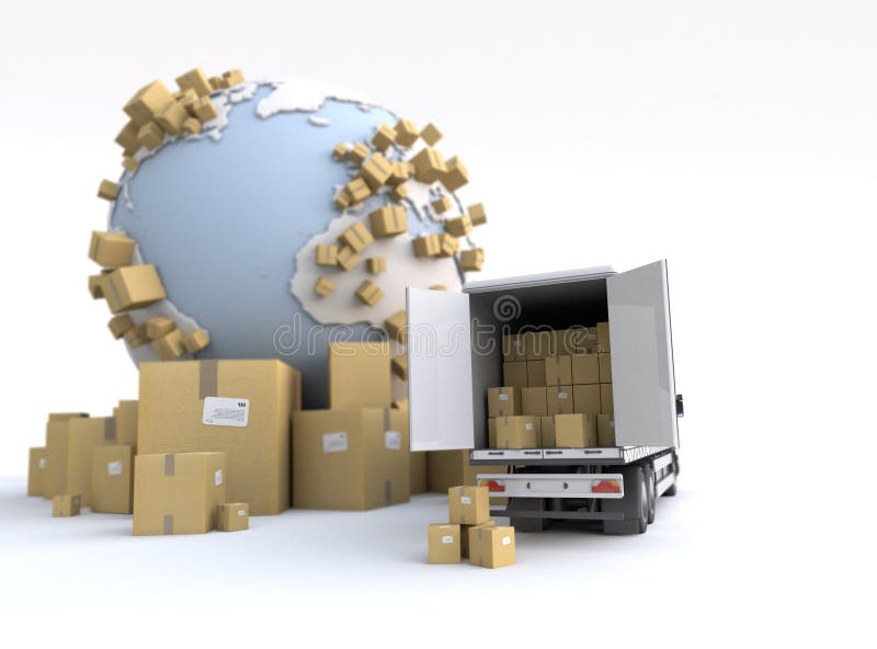 Commodity transportation stock image. Image of consignment - 49253413