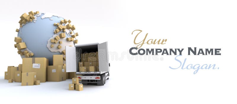 Commodity transportation stock illustration. Illustration of business ...