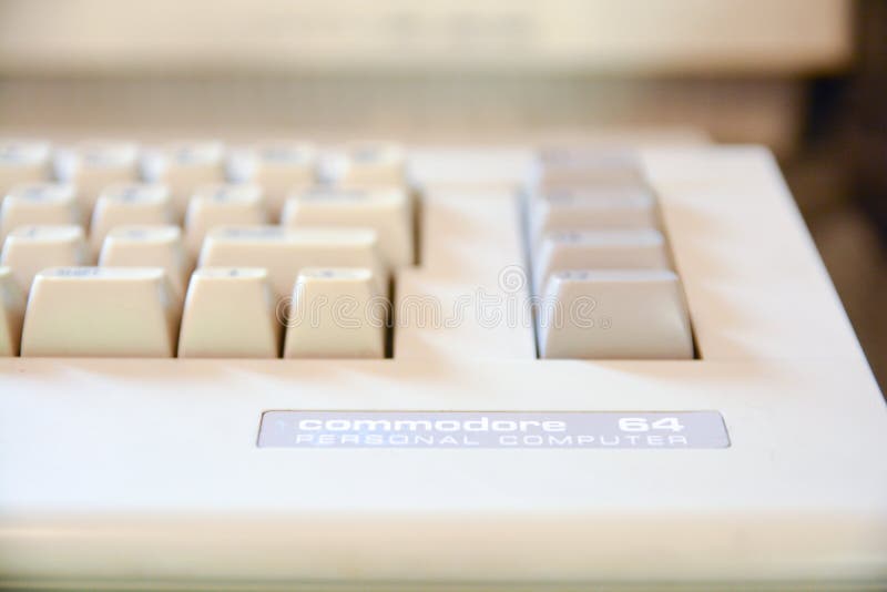 Retro Computer Commodore 64 Editorial Stock Image - Image of 1980s ...