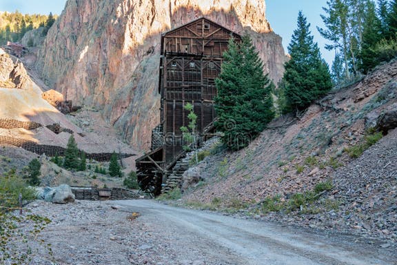 Commodore Mine, Bachelor Loop, Creede Colorado Stock Photo - Image of ...