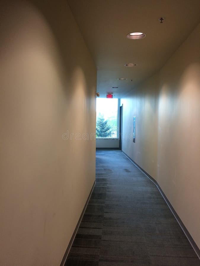 Common Area Hall Way Commercial Building Stock Photo - Image of area ...
