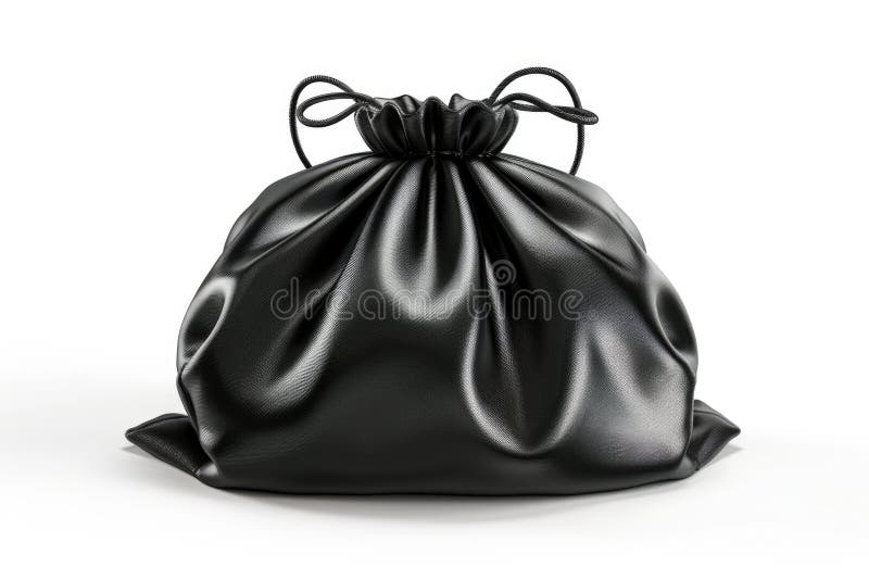 A Common Bag with a Drawstring Closure Stock Photo - Image of generated ...