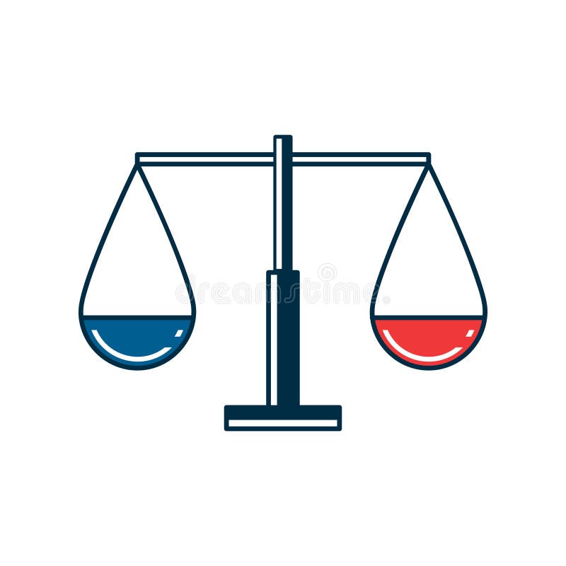 Common Balance. Vector Illustration Decorative Design Stock Vector ...