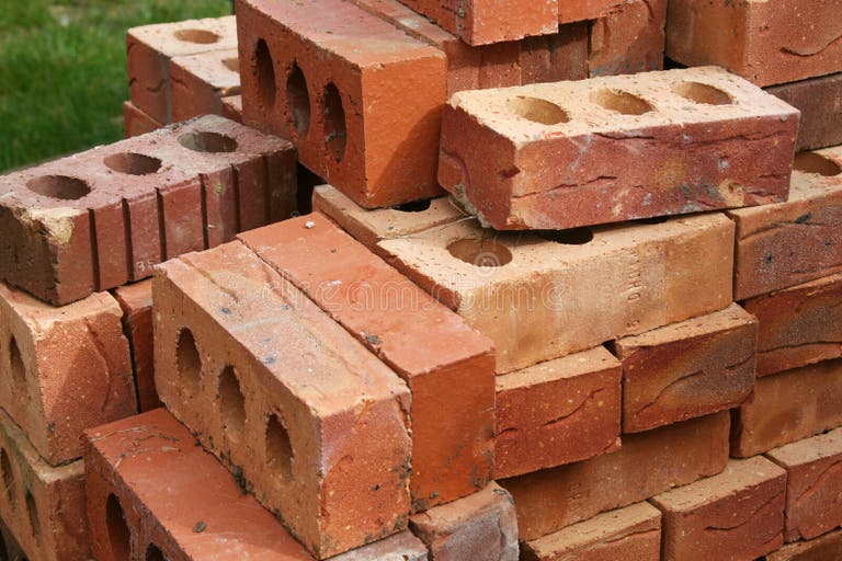 Common building bricks stock image. Image of bricks, common - 9401873