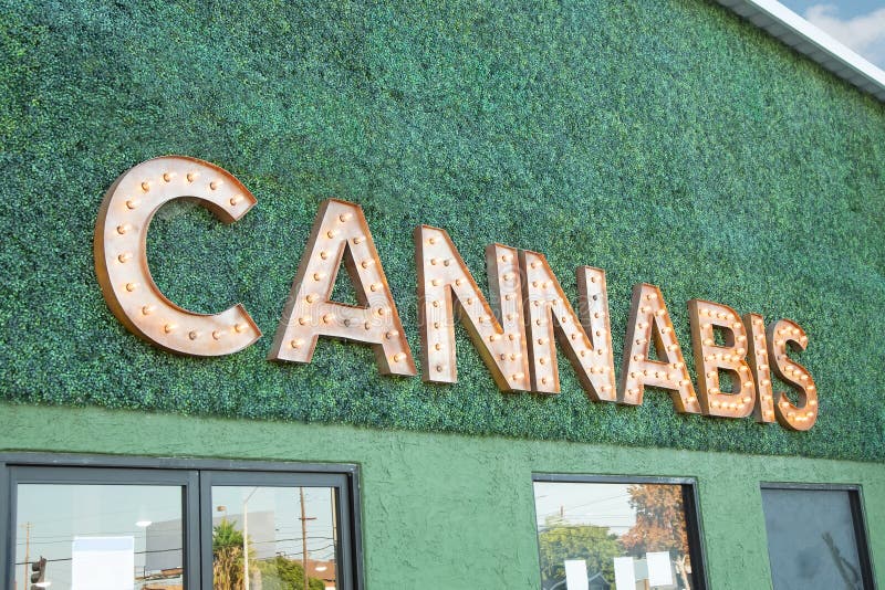 Common cannabis sign stock photo. Image of center, brand - 197533798