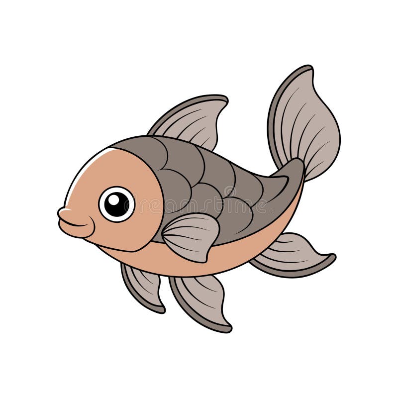 Common Carp Coloring Animal Illustration Stock Illustration ...