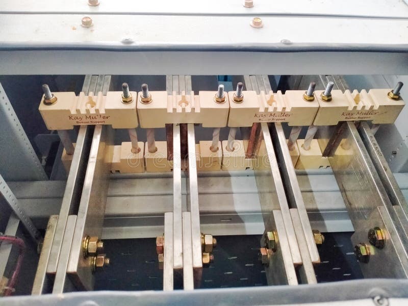 Voltage Switchboard Panel, Electrical Components at Plant and Factory ...