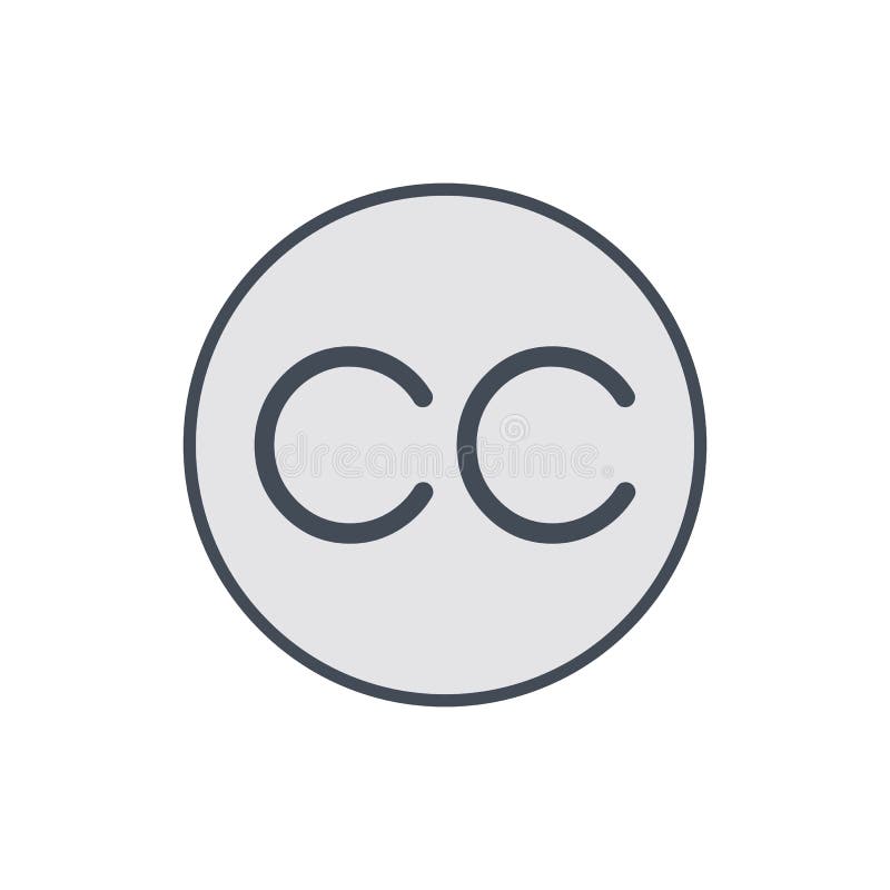 Creative Common Icon Design Template Vector Isolated Stock Illustration ...