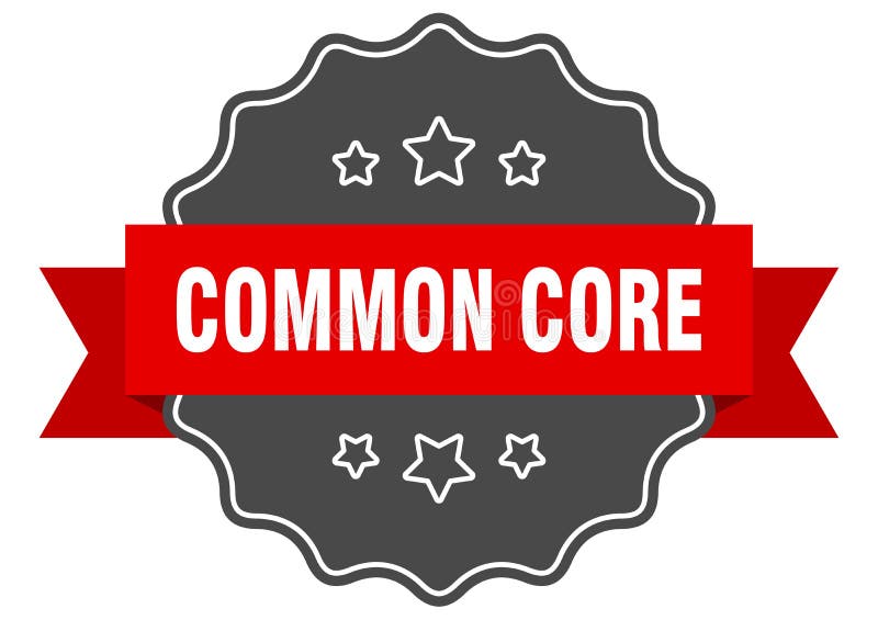 Common Core Banner Template. Common Core Ribbon Label Stock Vector ...