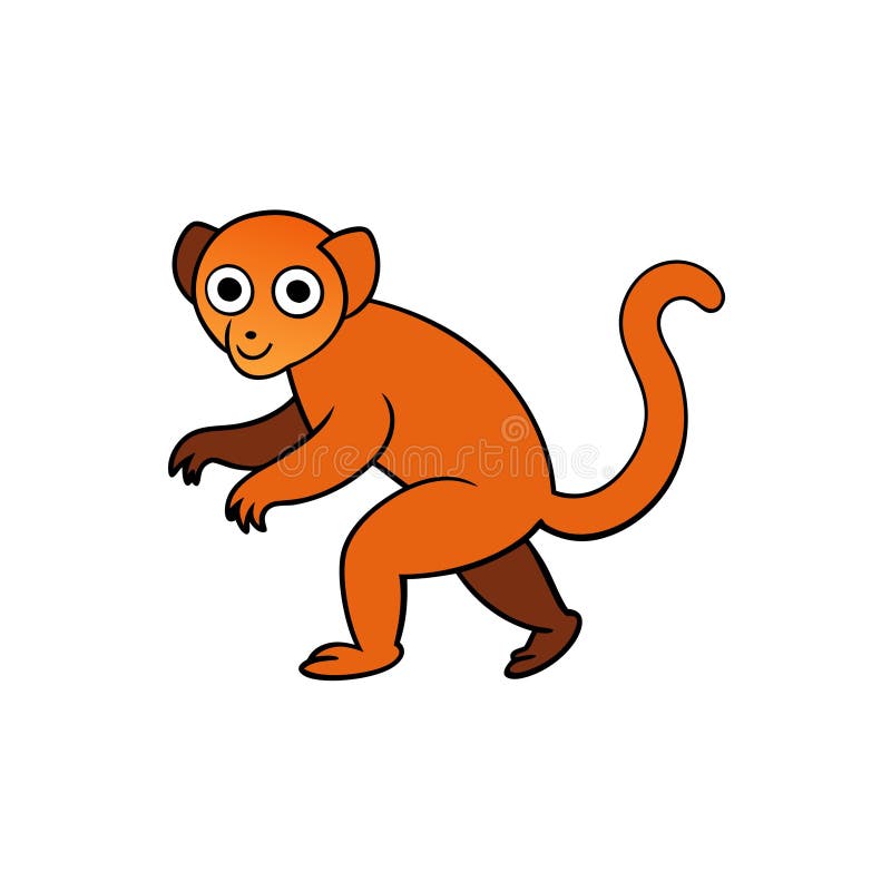 Common Cuscus Monkey Play Icon Vector Stock Vector - Illustration of ...