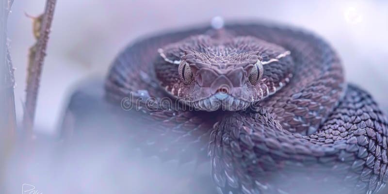 Common European Viper Lies Motionless Showcasing Its Distinctive Zigzag ...