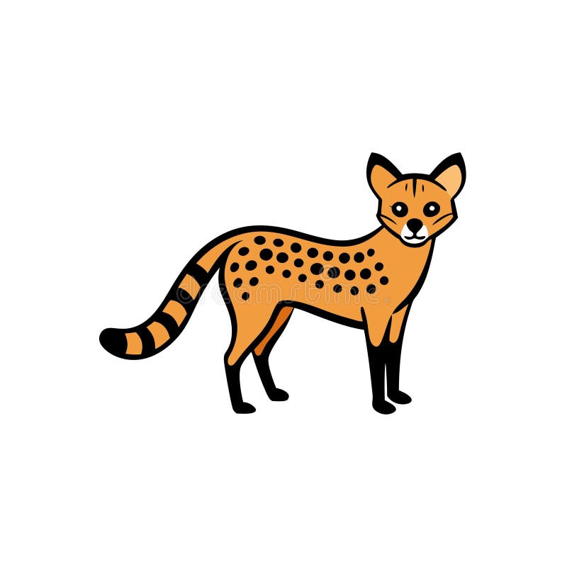 Common Genet Lynx Speaks Icon Vector Stock Vector - Illustration of ...