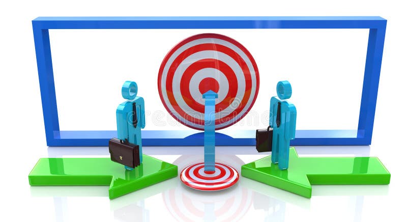 Common goal stock illustration. Illustration of connection - 31635512