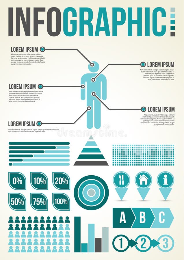 Common Infographic Template Stock Vector - Illustration of message ...