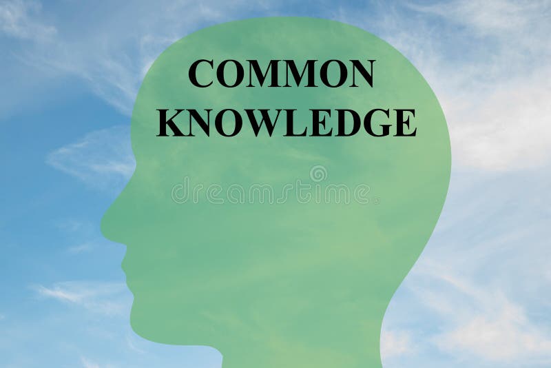 Common Knowledge Word Cloud and Hand with Marker Concept Stock ...