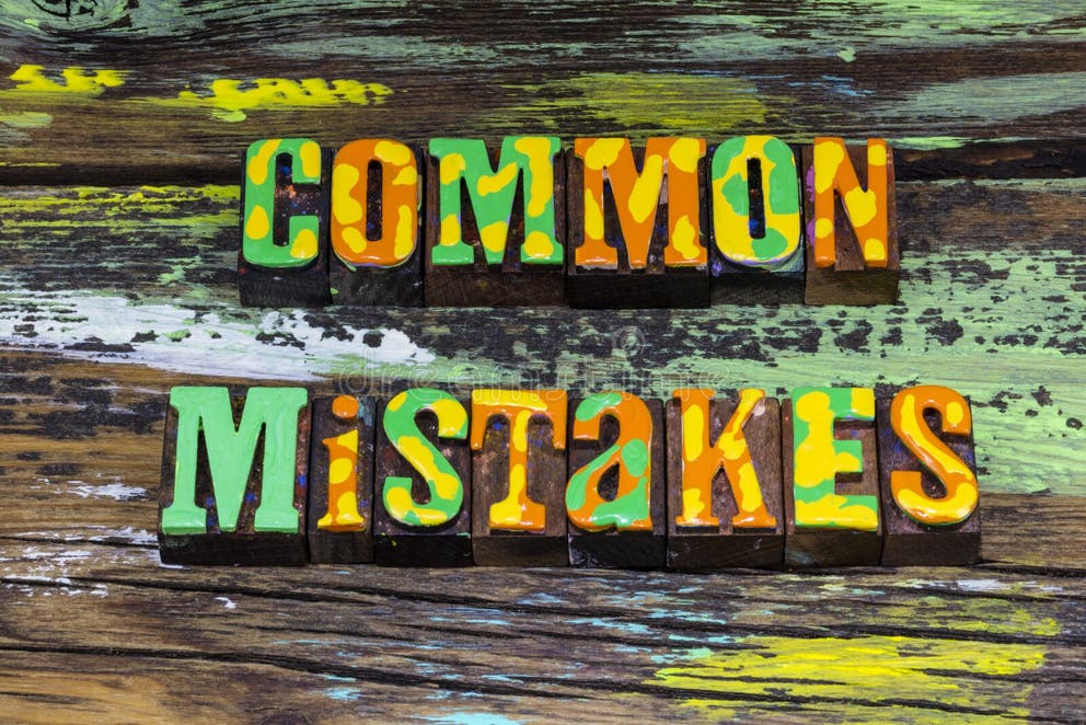 Common Mistakes Decision Error Result Failure Problem Evaluation ...