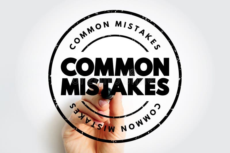 699 Common Mistakes Stock Photos - Free & Royalty-Free Stock Photos ...