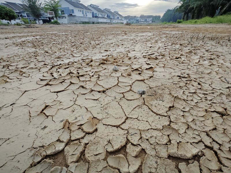 Common Natural Phenomenon on the Earth Surface Cracking. Stock Image ...