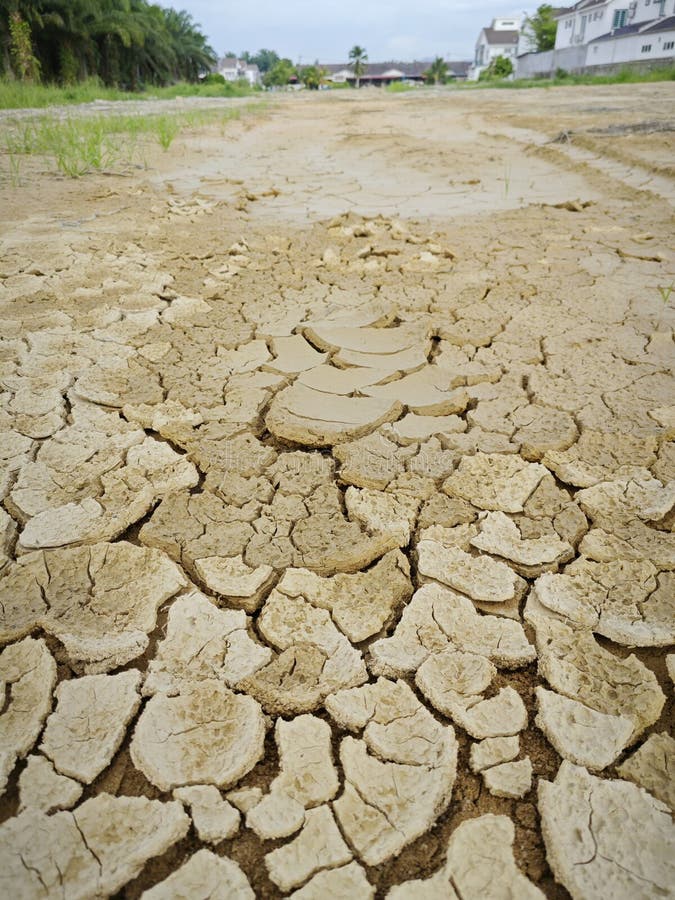 Common Natural Phenomenon on the Earth Surface Cracking. Stock Image ...