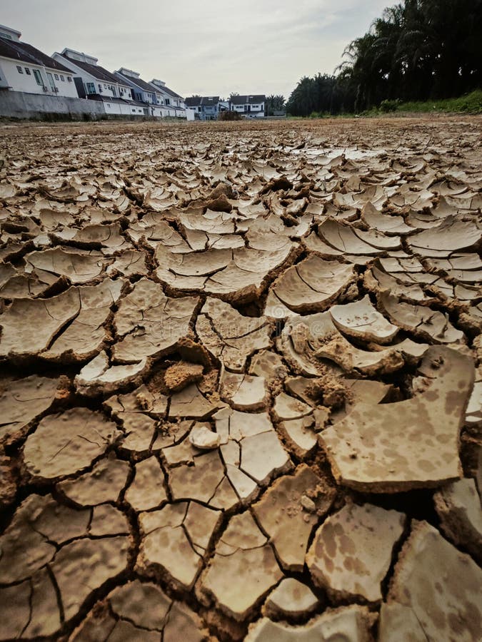 Common Natural Phenomenon on the Earth Surface Cracking. Stock Image ...