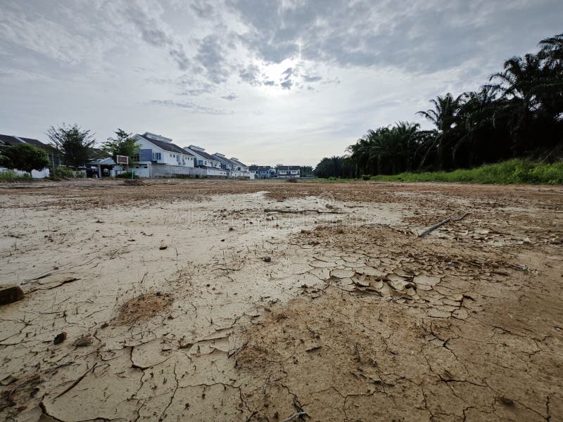 Common Natural Phenomenon on the Earth Surface Cracking. Stock Image ...
