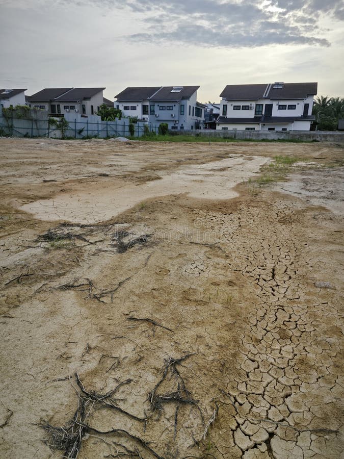 Common Natural Phenomenon on the Earth Surface Cracking. Stock Photo ...
