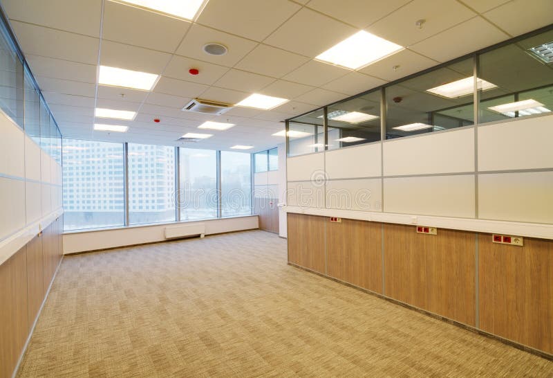Common Office Building Interior Stock Image - Image of meetings ...