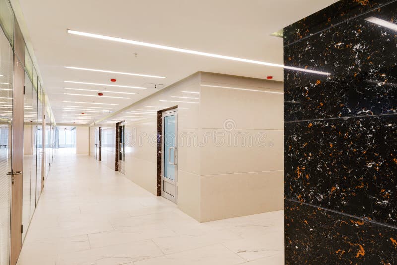 Common Office Building Interior Stock Photo - Image of corporate ...