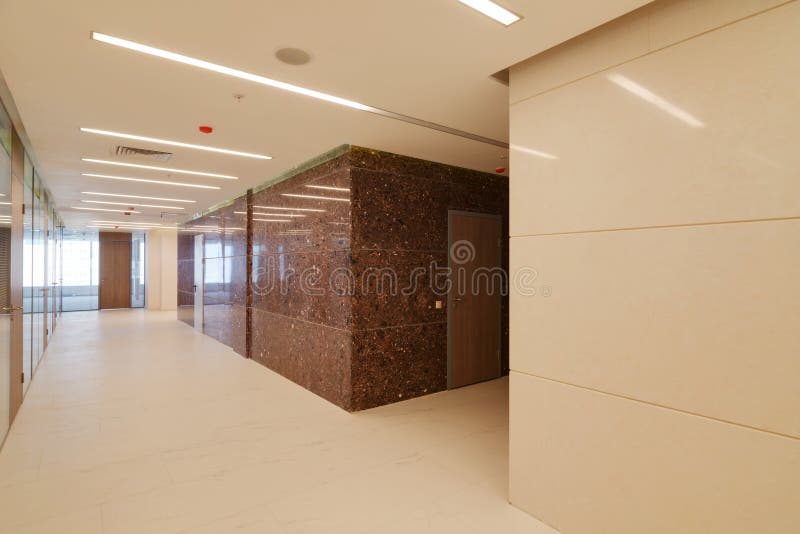 Common Office Building Interior Stock Image - Image of commercial ...