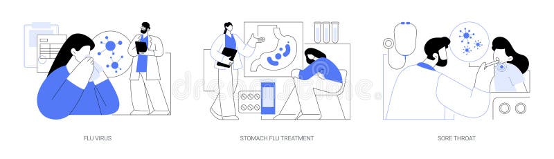 Common Patient Complaints Abstract Concept Vector Illustrations. Stock ...