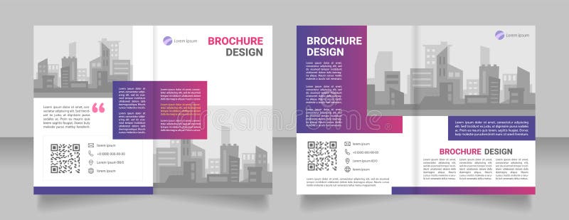 Common Prosperity Initiative Blank Brochure Design Stock Vector ...
