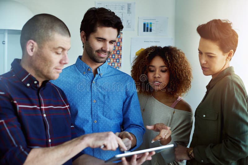 Common Purpose is the Driving Force of Teams. a Group of Coworkers ...