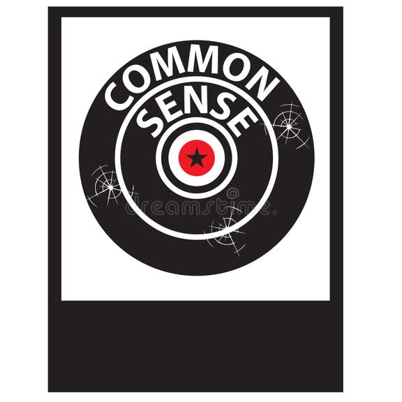 Common Sense poster stock vector. Illustration of value - 308995436