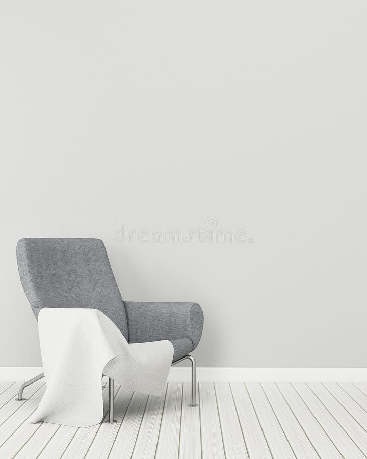 Common Space in Home. Living Room Interior Stock Illustration ...