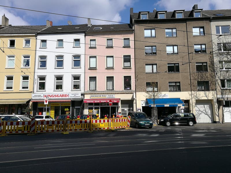 The Common Street View in Cologne City Editorial Stock Image - Image of ...