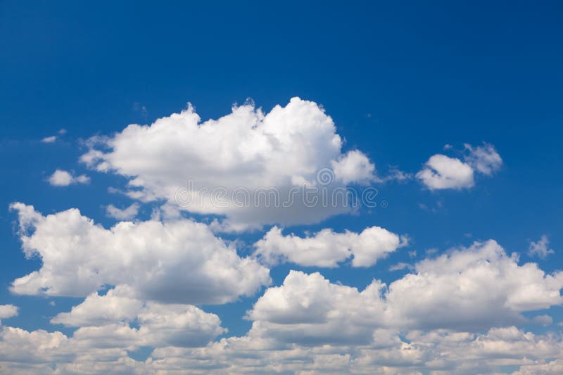 Common summer clouds stock photo. Image of ozone, heaven - 192973966