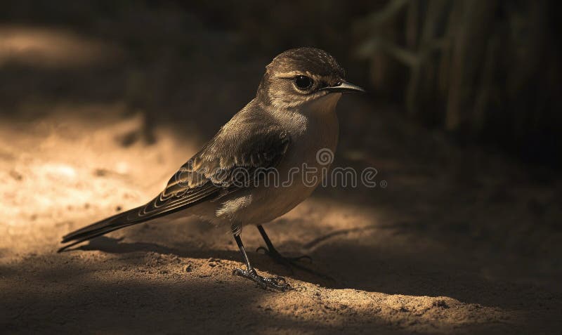 A Common Swift Standing on a Dirt Path Stock Illustration ...