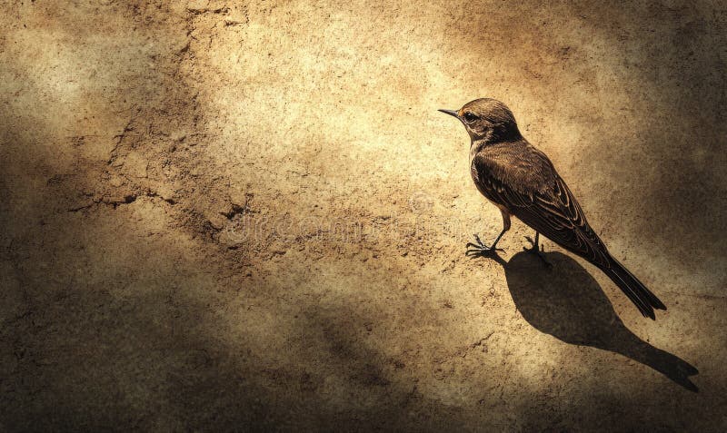 A Common Swift Standing on a Dirt Path Stock Illustration ...