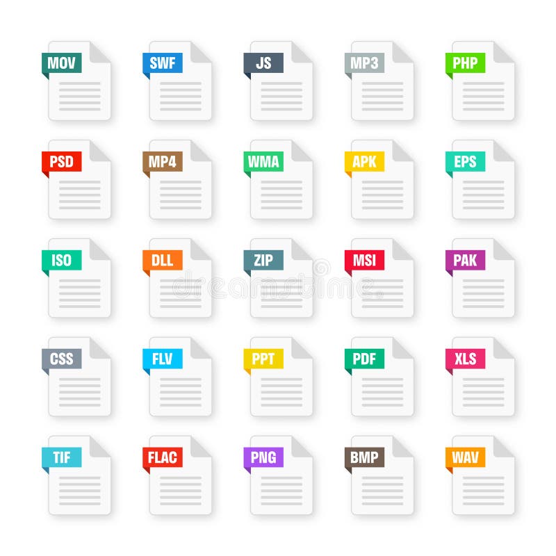 Common System File Formats. Document Types and Extensions. Flat Style ...