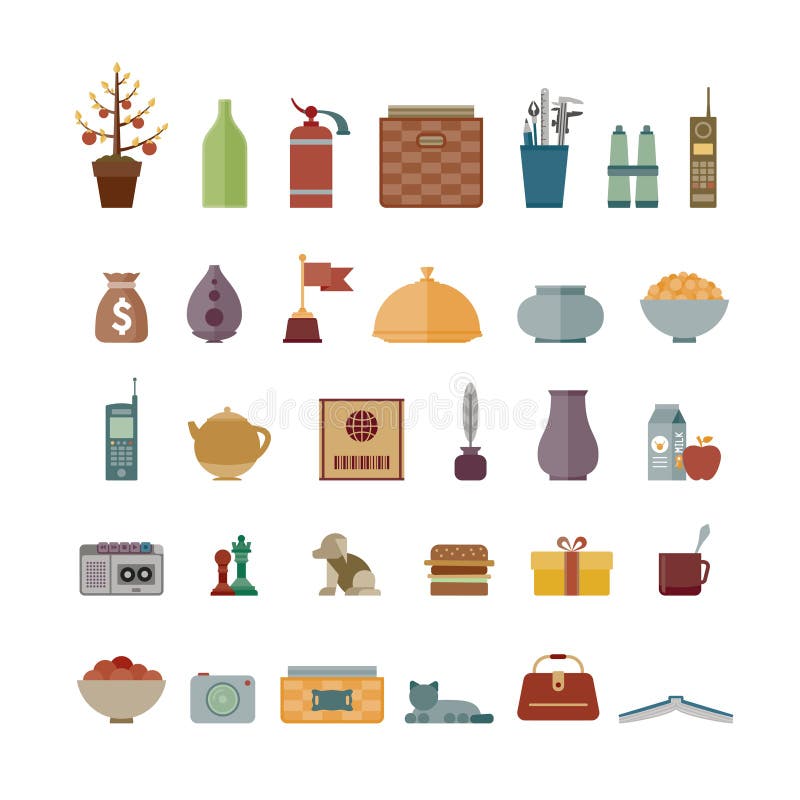 Common Objects Stock Illustrations – 518 Common Objects Stock ...