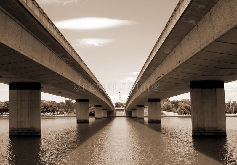 Commonwealth avenue bridge stock image. Image of sepia - 27899359