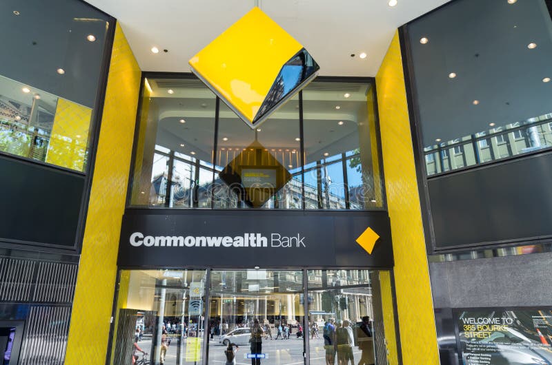 Commonwealth Bank Si Ramifica a Melbourne Fotografia Editoriale ...
