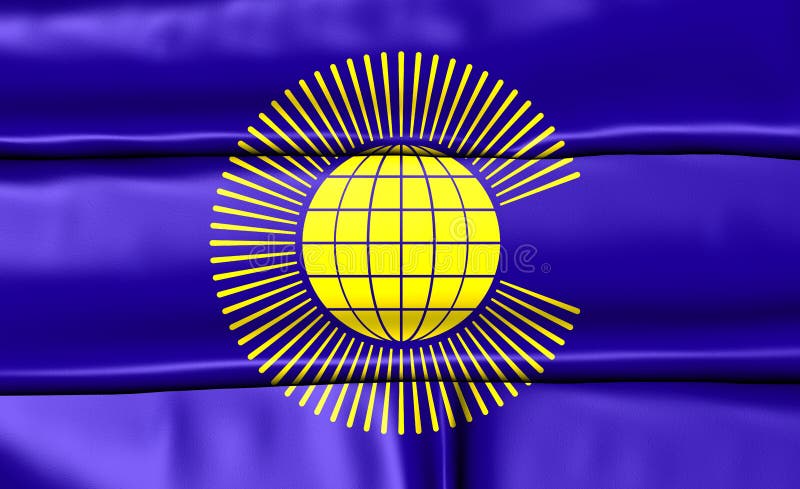 Commonwealth De Drapeau De Nations Illustration Stock - Illustration du ...