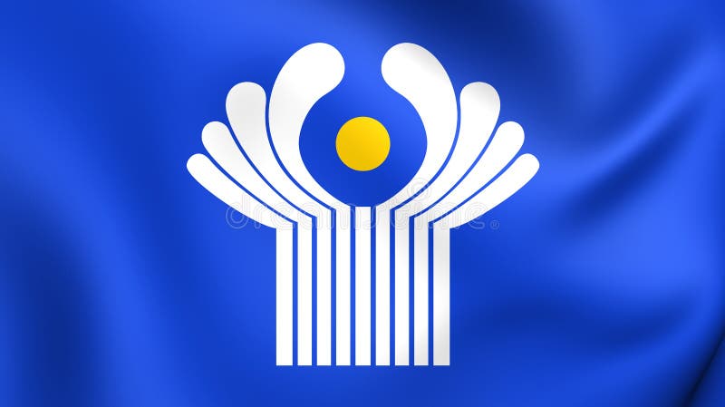 Flag of Commonwealth of Independent States Stock Photo - Image of ...