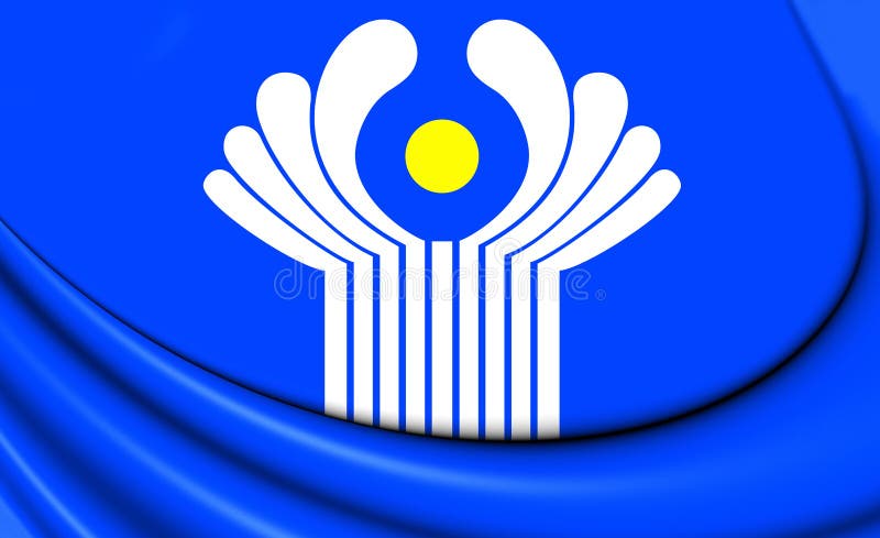 Commonwealth of Independent States Flag Stock Illustration ...